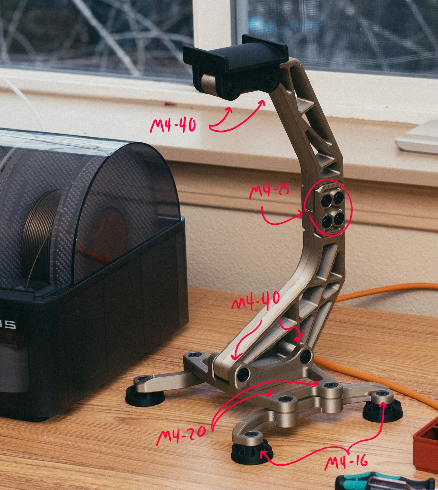 Headphone Stand - Industrial - Free 3D Print Model - MakerWorld
