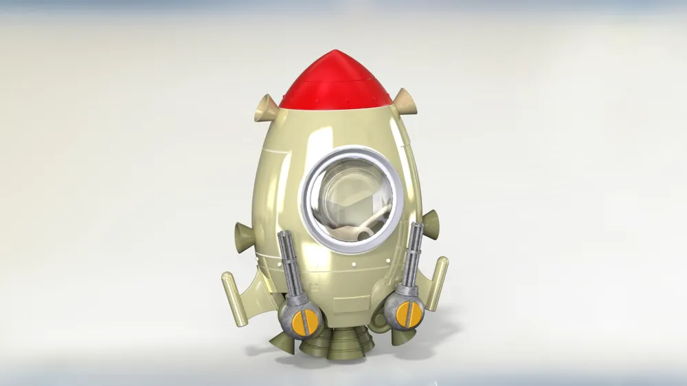Metal Slug Rocket "Rebel Astro" by 3DXAV - MakerWorld