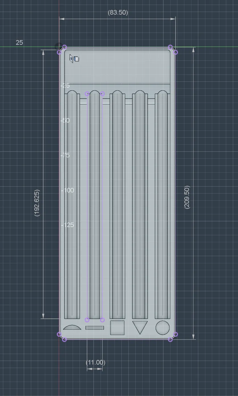 Needle File Holder Organizer with Gridfinity Base for TSUBOSAN Hand ...