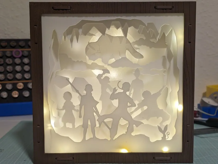 Avatar The Last Airbender silhouette light box by G__W__ MakerWorld ...