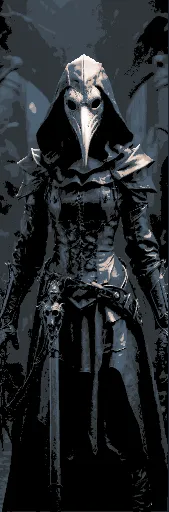 The eerie gothic appearance of the Lady Plague Doctor - Monster or ...