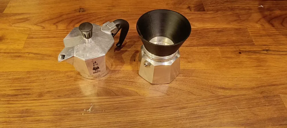 Bialetti 3 cup funnel by ALBY_3D MakerWorld: Download Free 3D Models