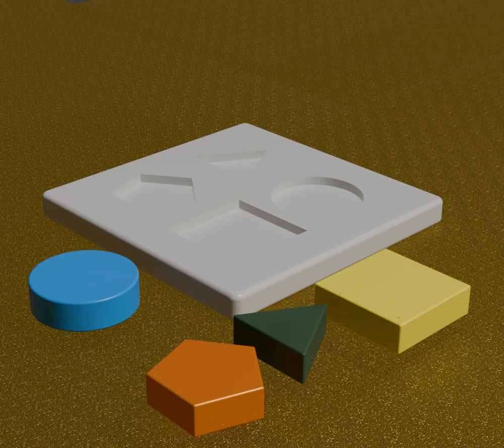 Shape fitting game for children by NPeter - MakerWorld