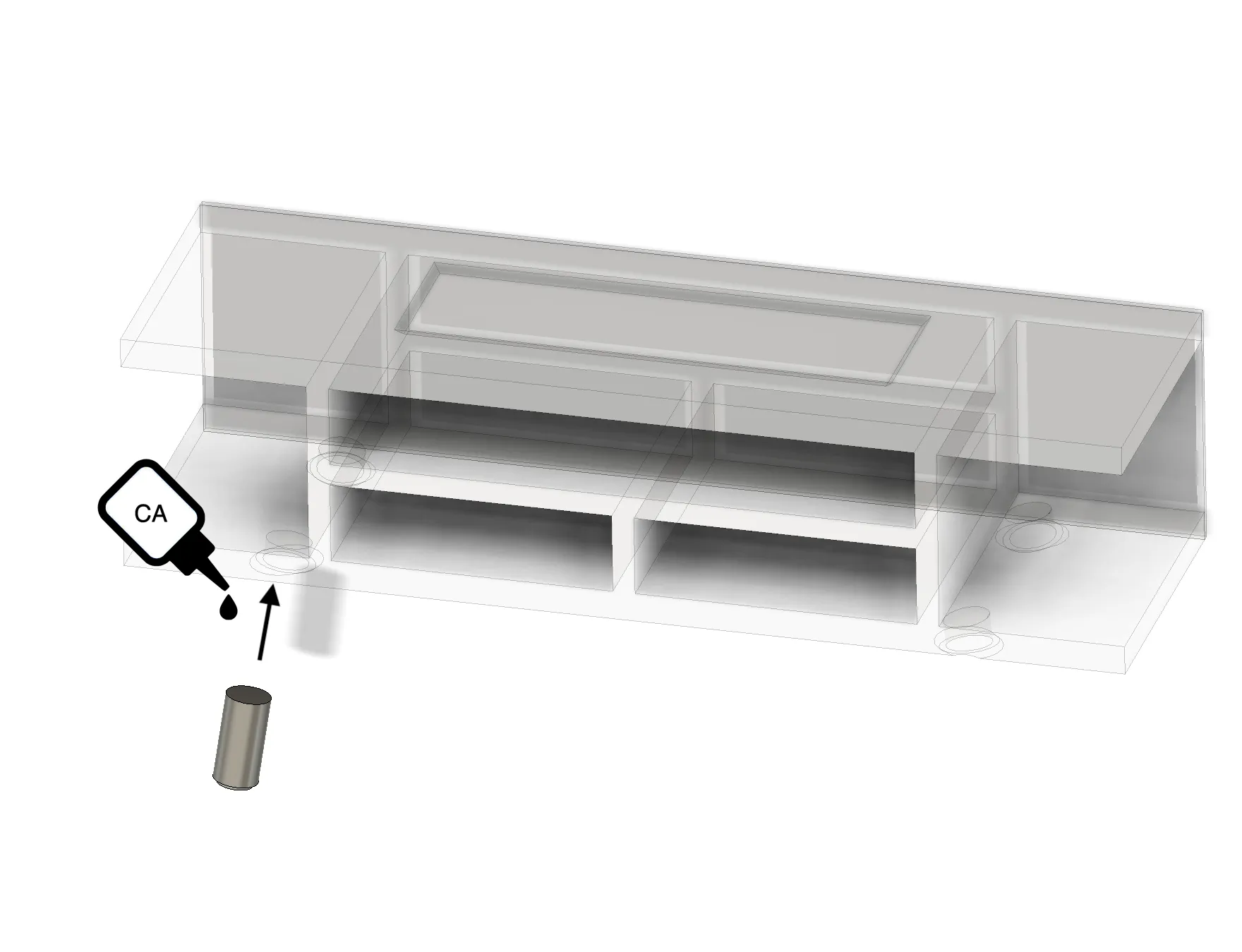 MCM TV Stand Style Phone Mount - Free 3D Print Model - MakerWorld