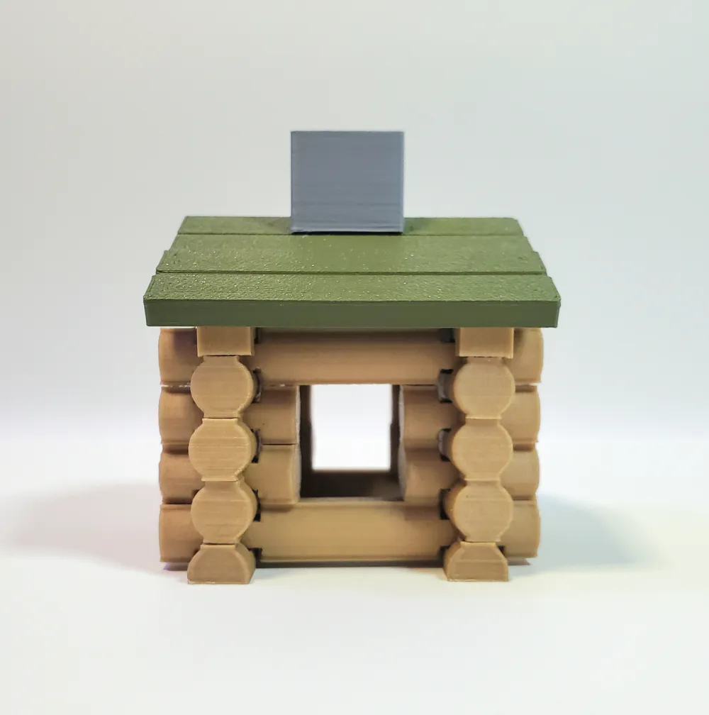 Miniature Desktop Log Cabin Building Kit *EVERYTHING INCLUDED* Home ...