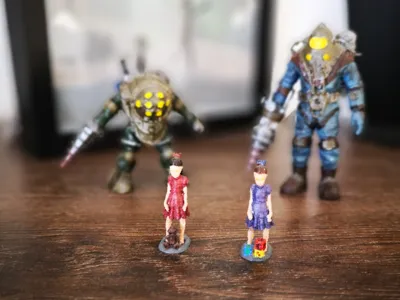 bioshock little sister stand - Free 3D Print Model - MakerWorld