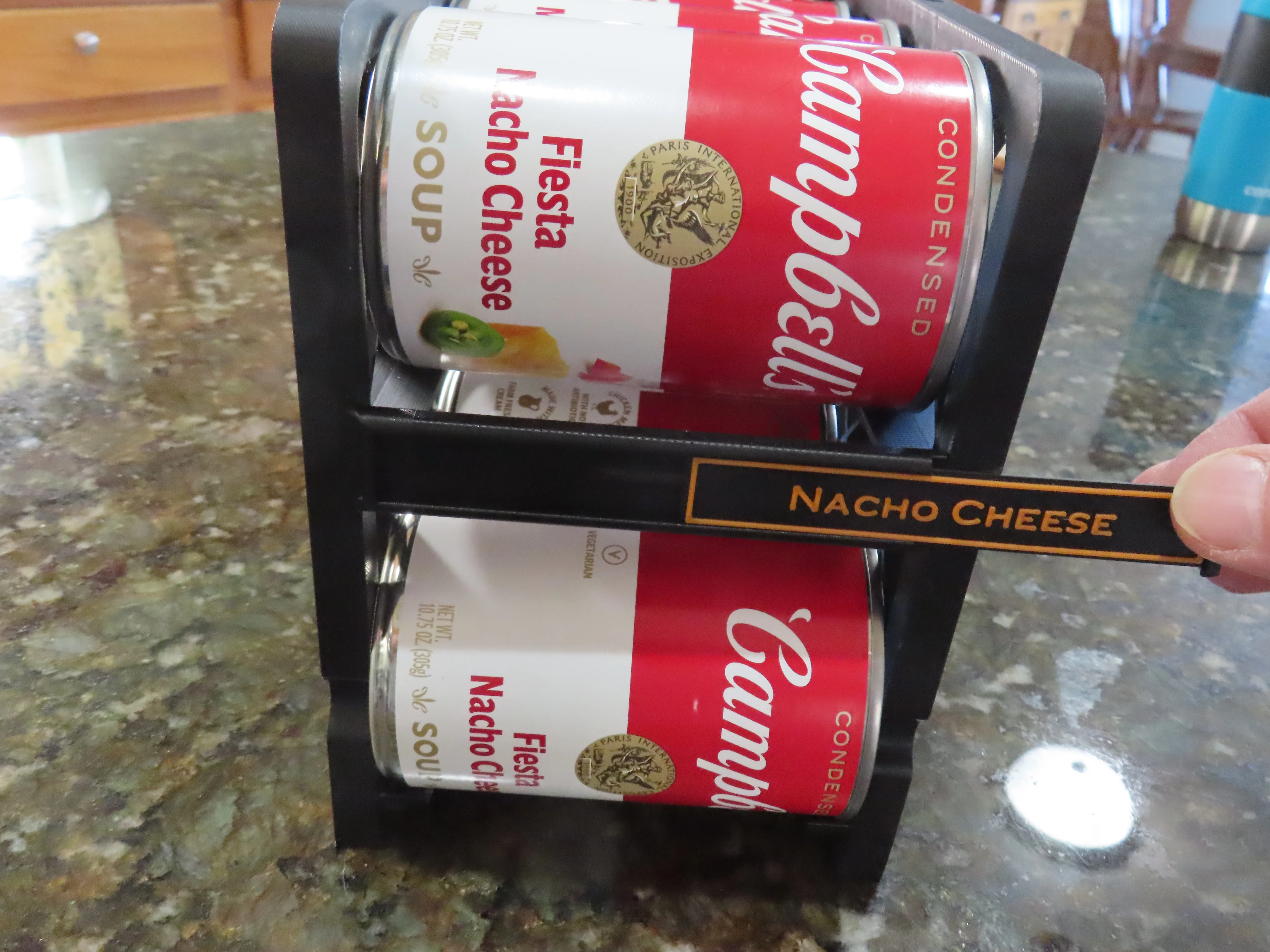 Soup Can Dispenser w/ Labels by cbaileyhp - MakerWorld