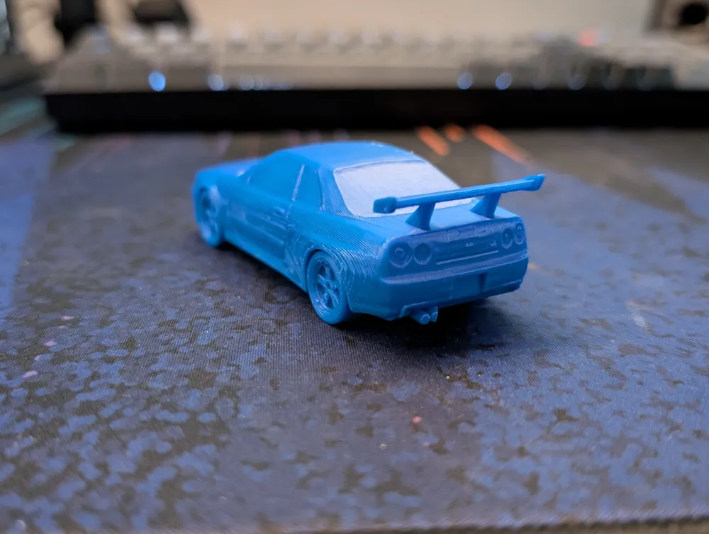 Nissan Skyline GTR print in place - Free 3D Print Model - MakerWorld