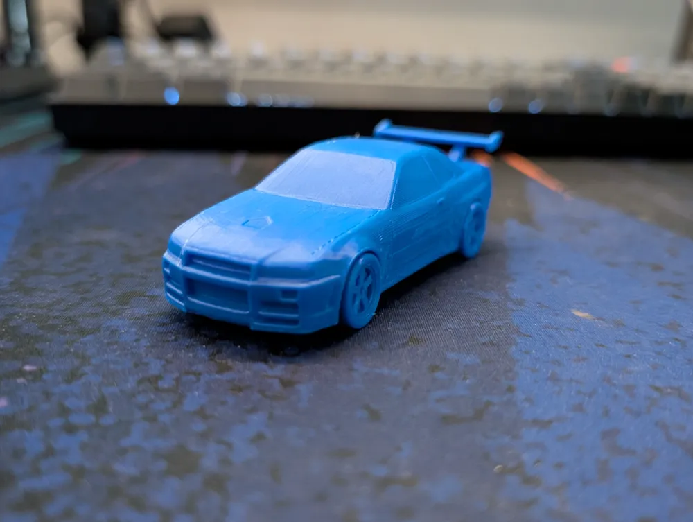Nissan Skyline GTR print in place - Free 3D Print Model - MakerWorld