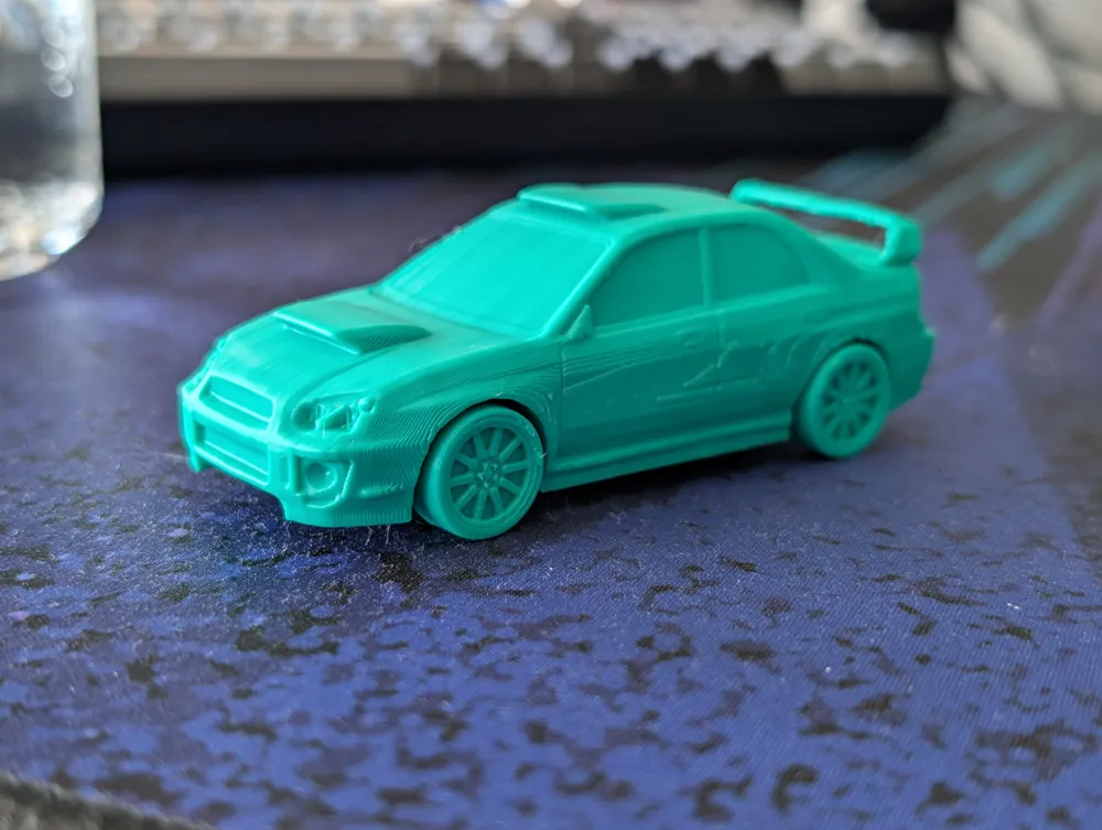 Subaru Impreza WRX STi print-in-place - Free 3D Print Model - MakerWorld
