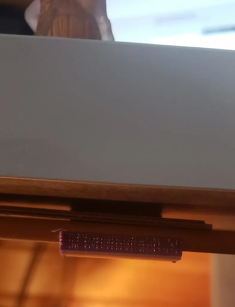 Under desk Ruler Holder by J Smith - MakerWorld