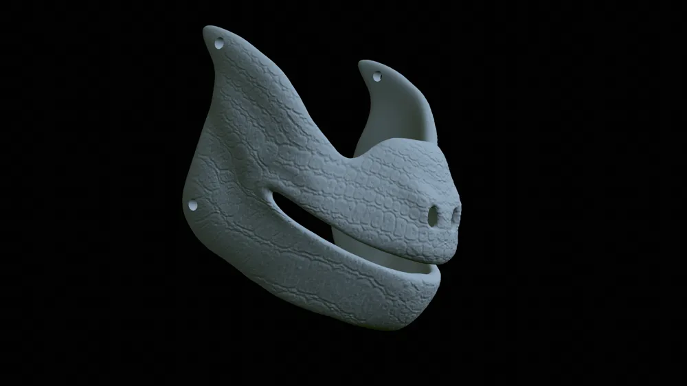 Salamander Mask by Rott3D - MakerWorld