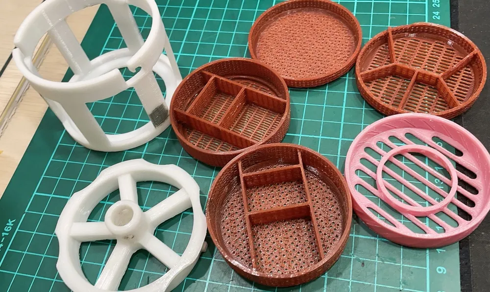 Watch cleaning machine basket, diameter 53.55mm by Shiny - MakerWorld