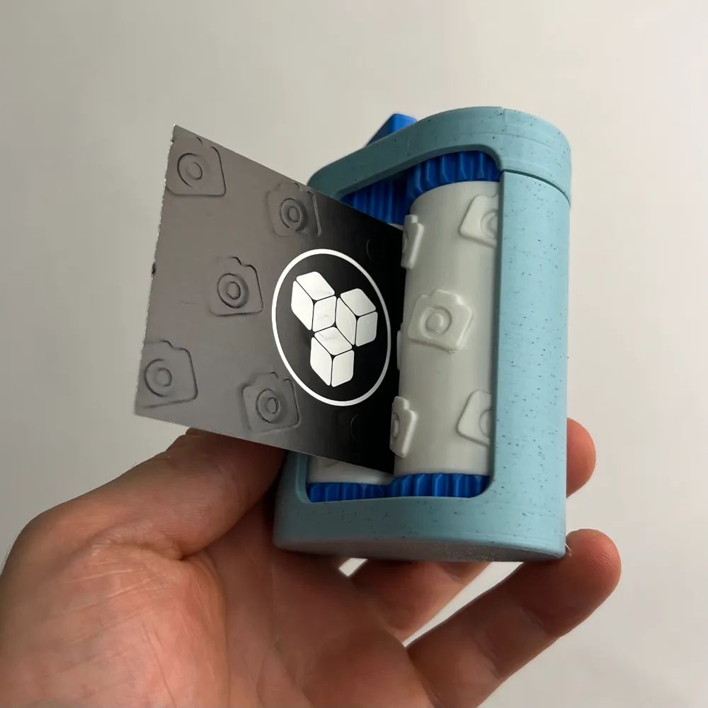 Camera icon pattern - Business Card Embosser Rollers by Makerspace ...