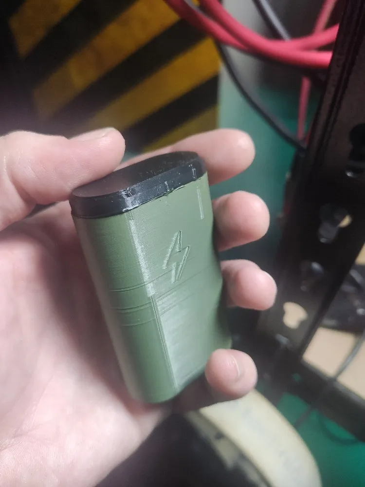 Slim 18650 Magnetic Battery Case by Once in a Six Side - MakerWorld
