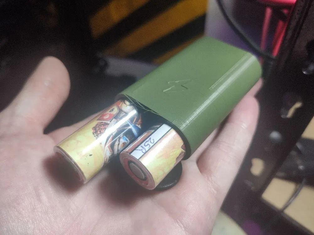 Slim 18650 Magnetic Battery Case by Once in a Six Side - MakerWorld