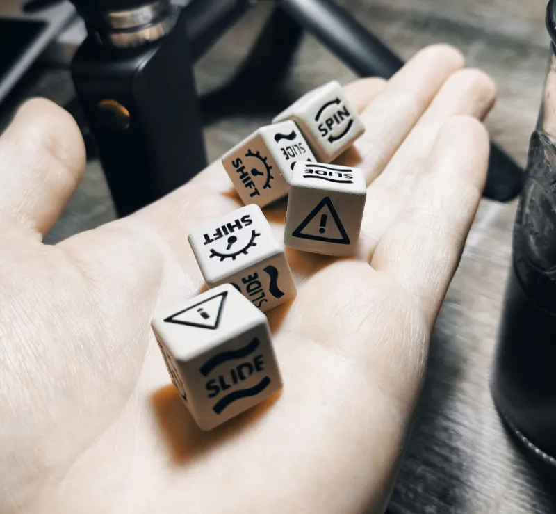 Gaslands 16mm Skid Dice by Once in a Six Side - MakerWorld