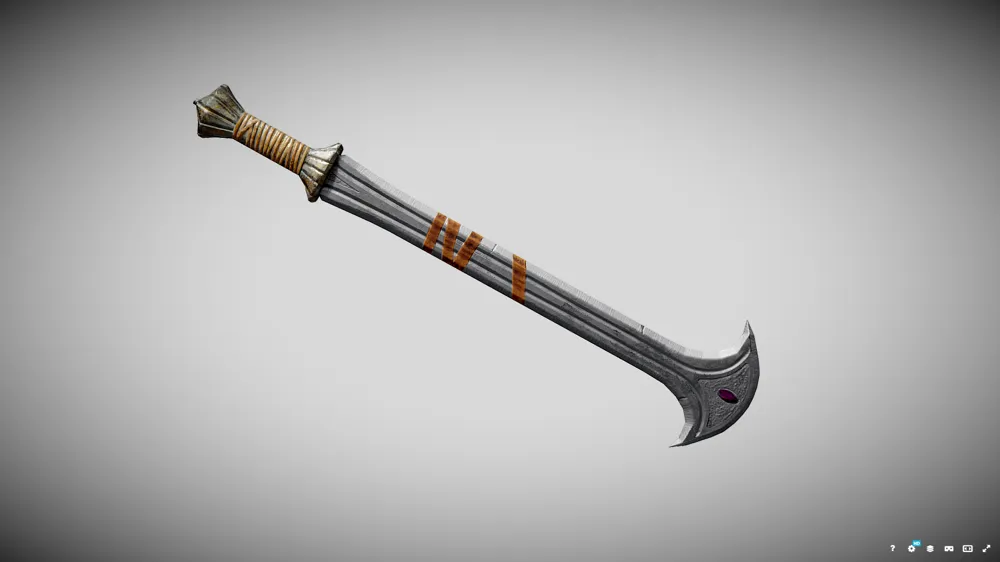 African Konda Sword Remixed by PrintOliveIt - MakerWorld