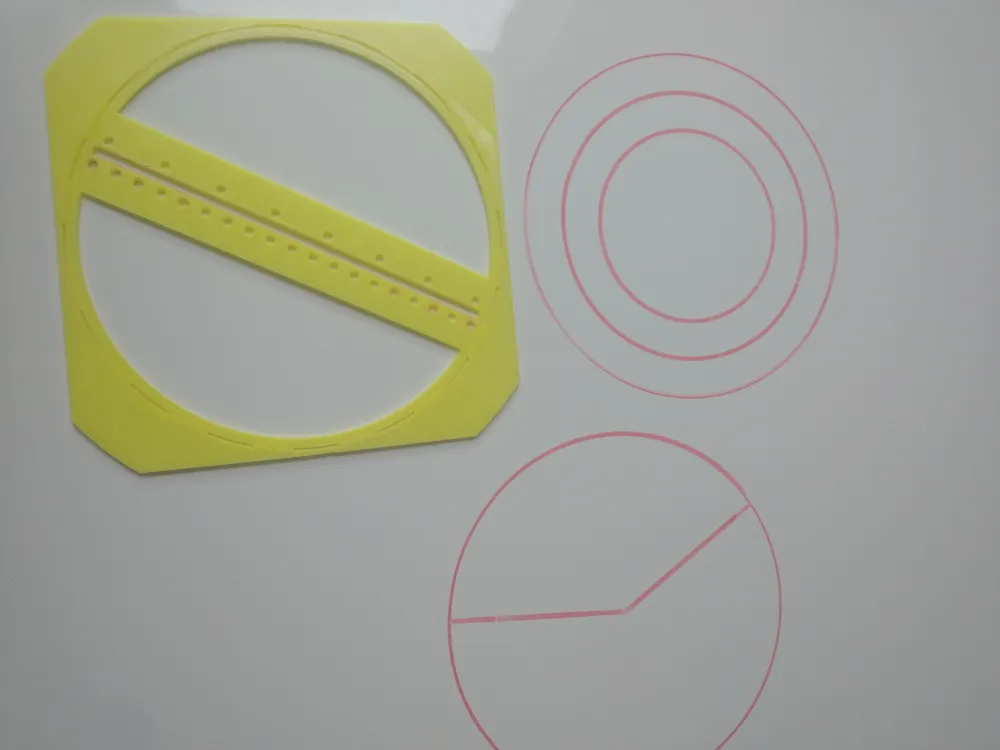 Circle helper target stencil - Free 3D Print Model - MakerWorld