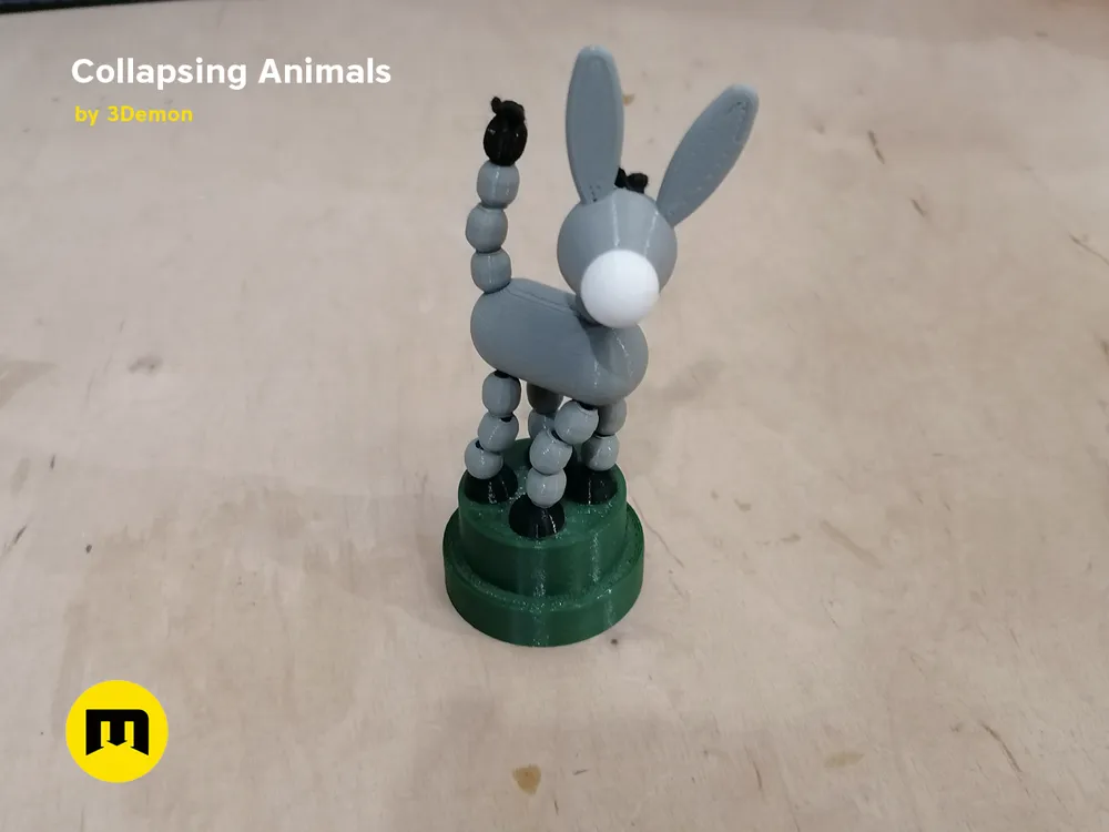 Collapsing Animal Toys by 3Demon - MakerWorld