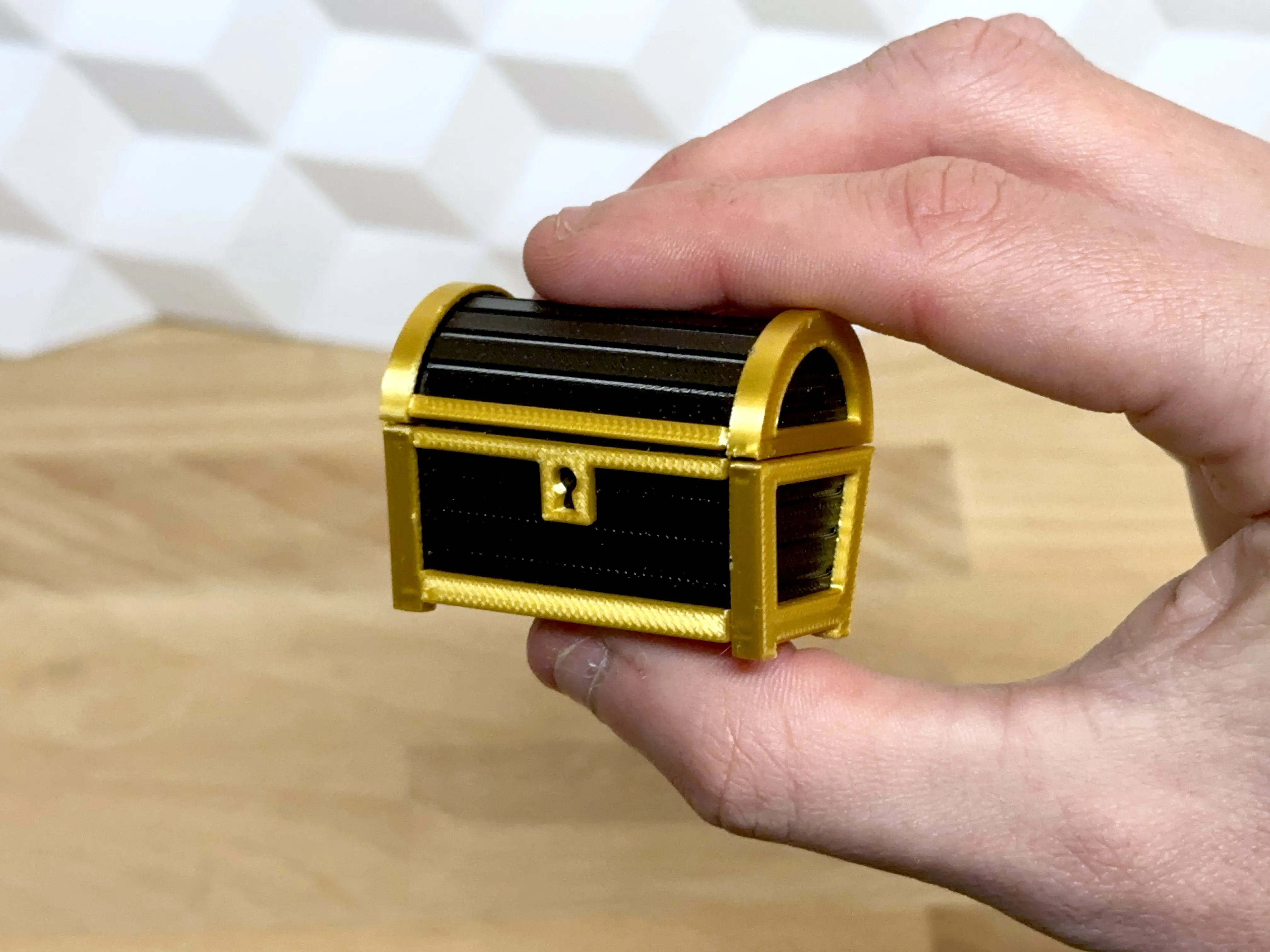 Treasure Chest Kit-Card (pirate chest puzzle box) by GlennovitS 3D ...