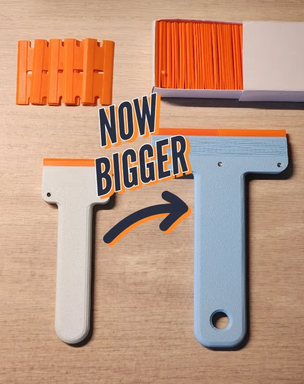 Plastic Razor/Scraper Blade Handle by Stephanos MakerWorld: Download ...