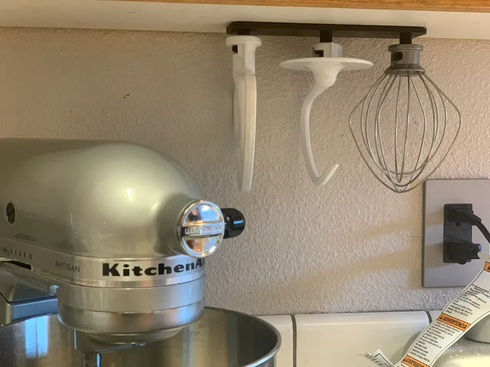 KitchenAid Stand Mixer attachment hanger Remixed by quinc3y - MakerWorld