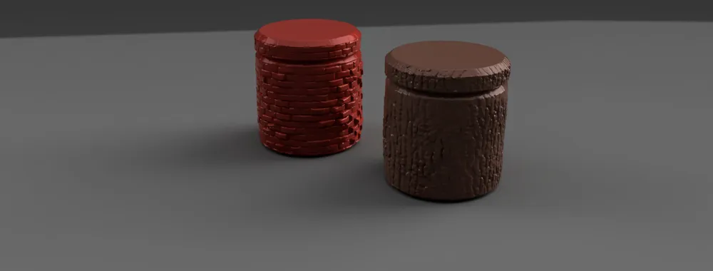 Container with threaded lid and unique textures by Gygabor007 - MakerWorld