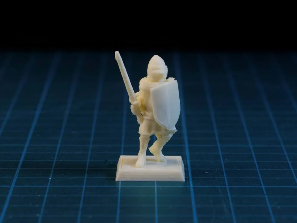 Knight with pig-faced helmet 28mm (FDM, no supports needed) by Brite ...