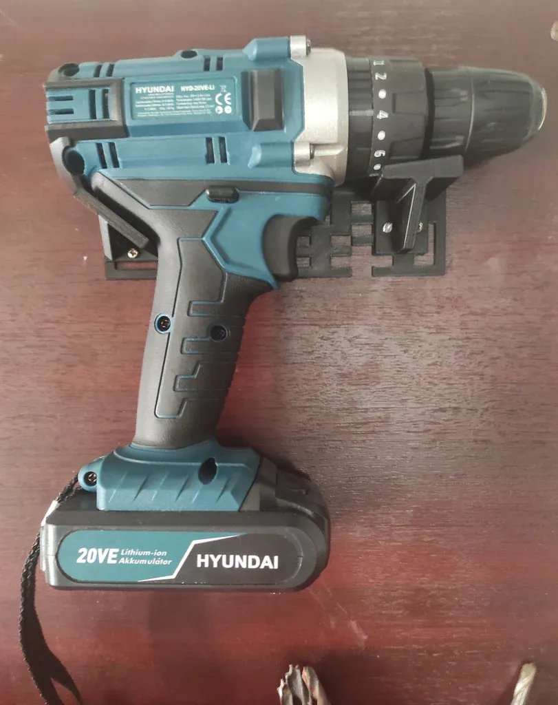 Drill wall mount by Gygabor007 - MakerWorld