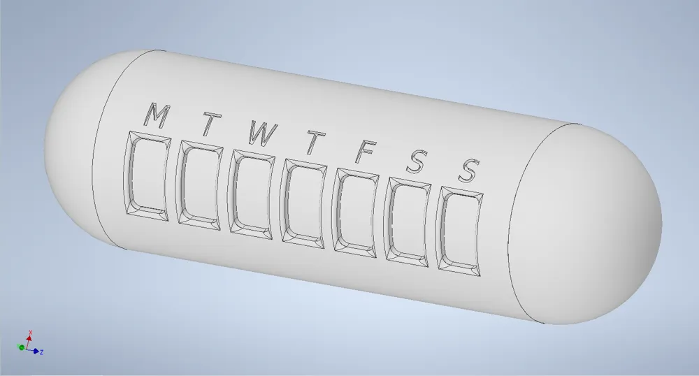 Rotating Pill Case by Kolya - MakerWorld