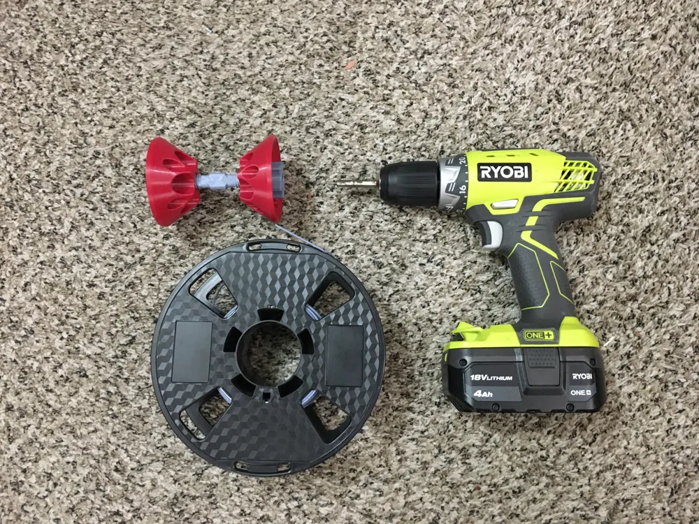 Filament Spool Winder For Electric Cordles Drill 1/4 Bit by PEZ-3D ...