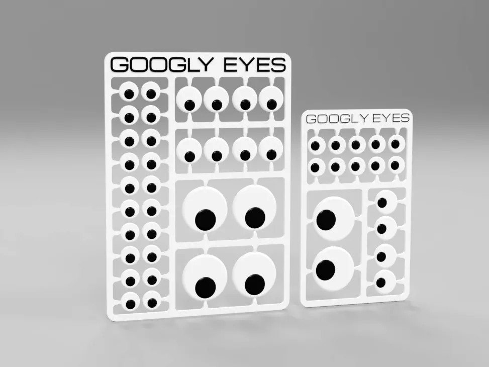 Googly Eyes kit card set by N33 Designs MakerWorld: Download Free 3D Models