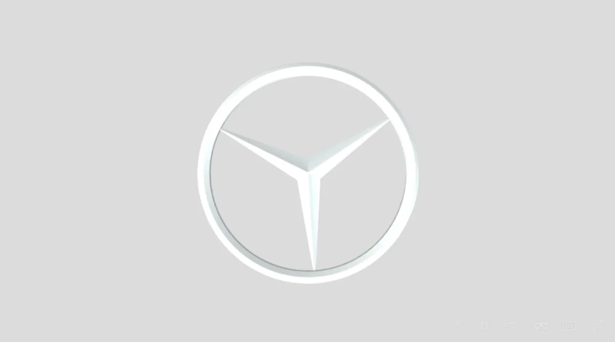 Mercedes Benz Logo 3D - Free 3D Print Model - MakerWorld