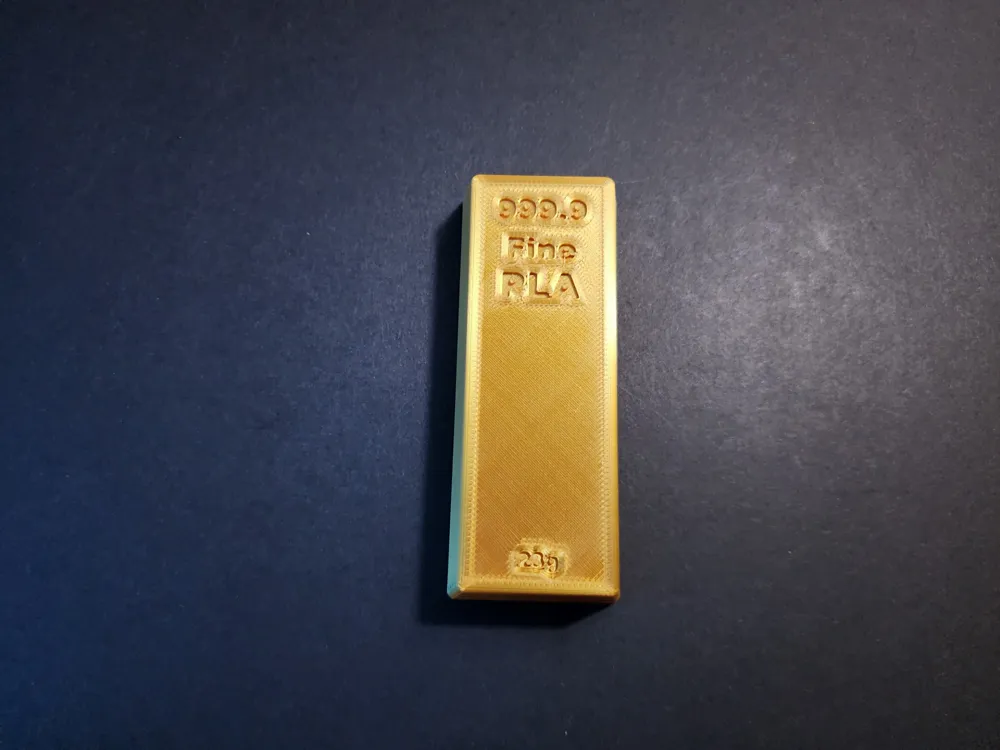 3D Printable Gold Bars - 2 Types by DR3D_Prints - MakerWorld