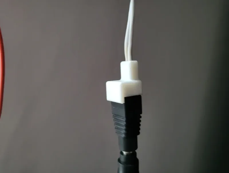 Cover for Adapter with a 2.1mm DC plug - Free 3D Print Model - MakerWorld