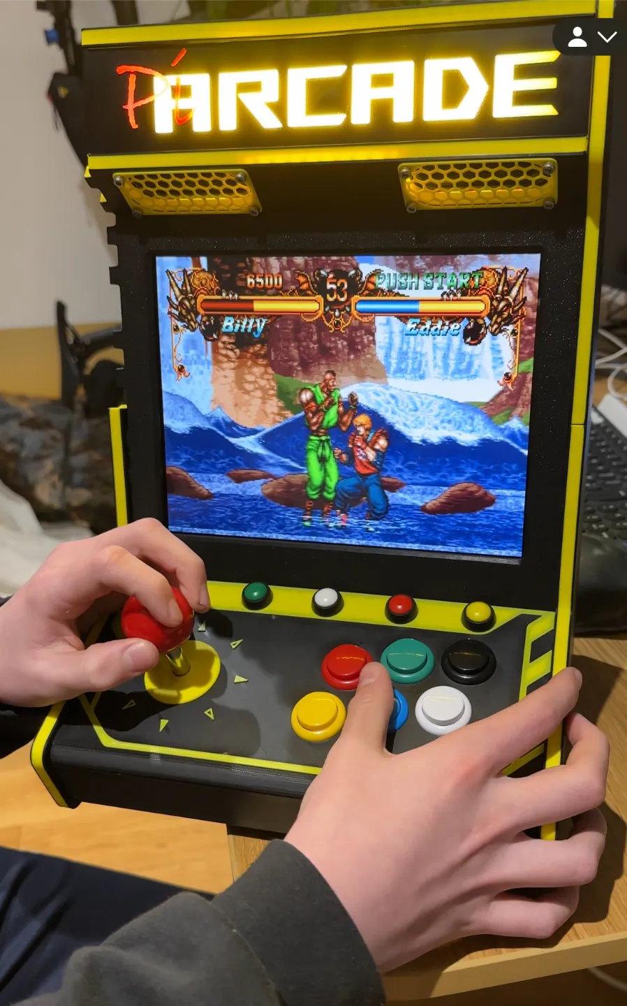 Marquee for Retro Arcade Machine by solipsia - MakerWorld