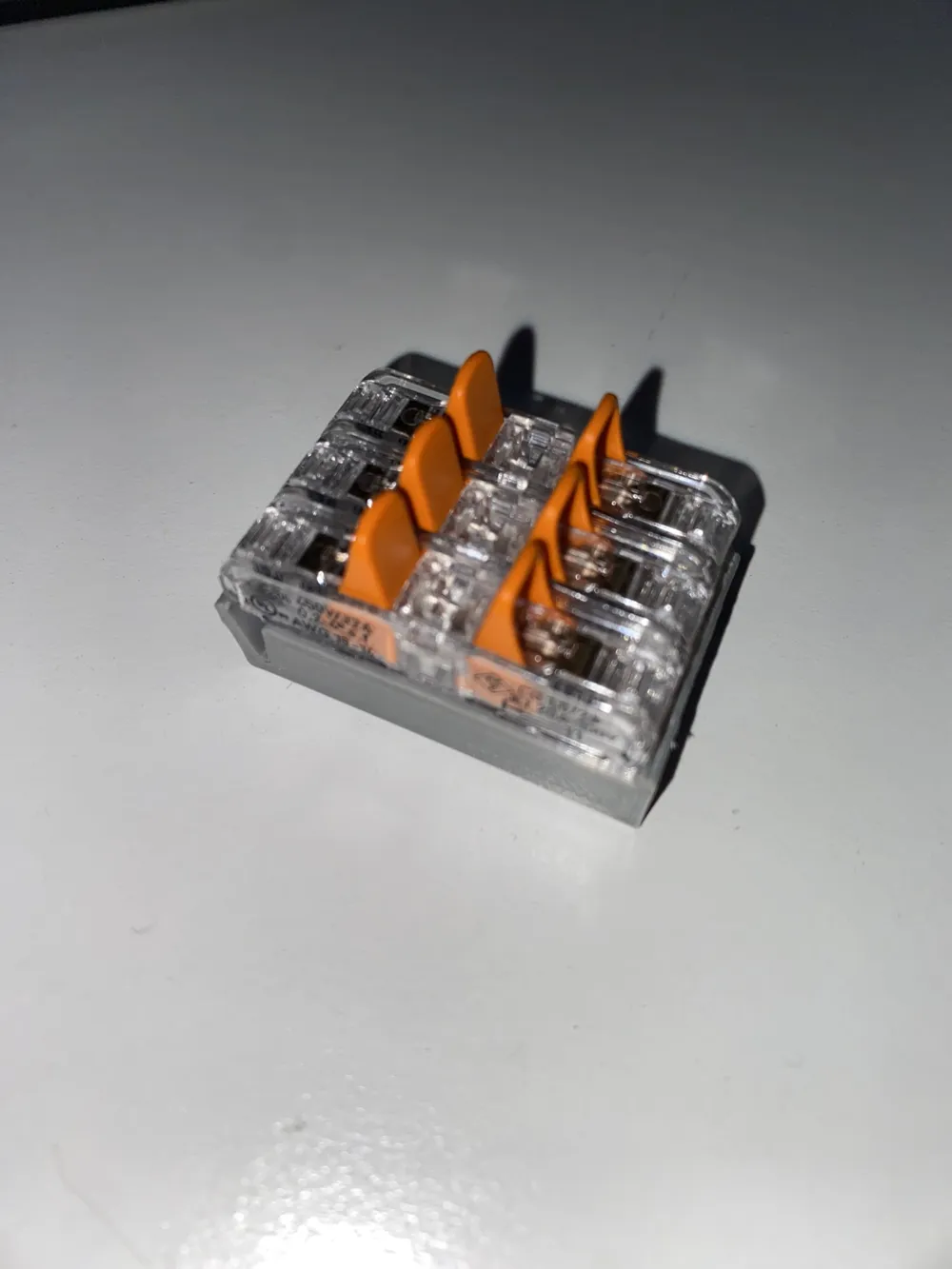 Screw Through WAGO 221 Inline Holder by jack.ormston - MakerWorld