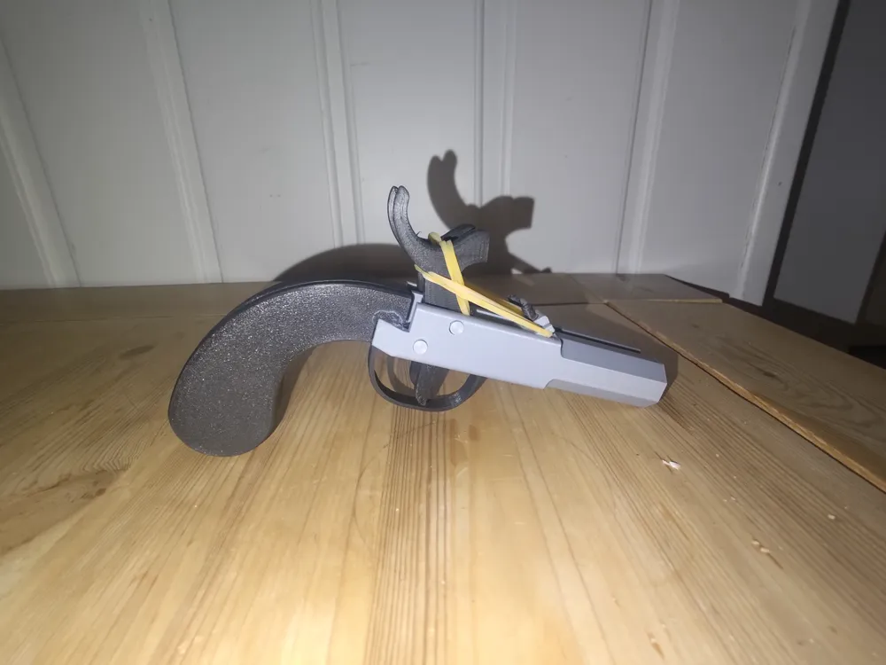 Double-barrel percussion cap bb gun by Man_of_the_Bay - MakerWorld