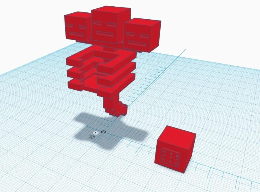 Minecraft Wither - Free 3D Print Model - MakerWorld