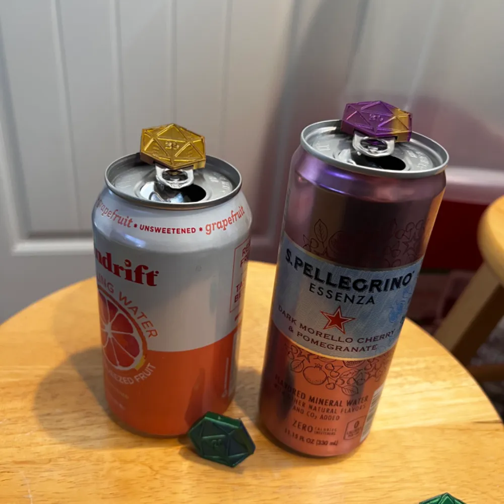 D20 Can Opener and Drink Identifier by thatcaddad - MakerWorld
