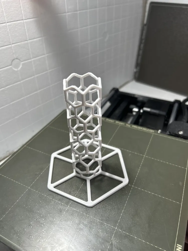 Hexagonal Honeycomb Column o’ Cash by RocketEngineerByDay - MakerWorld