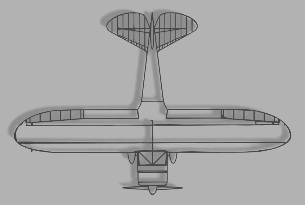 Howard DGA-15 - Vintage Aircraft 2D Wall Art by Fight2Fly - MakerWorld