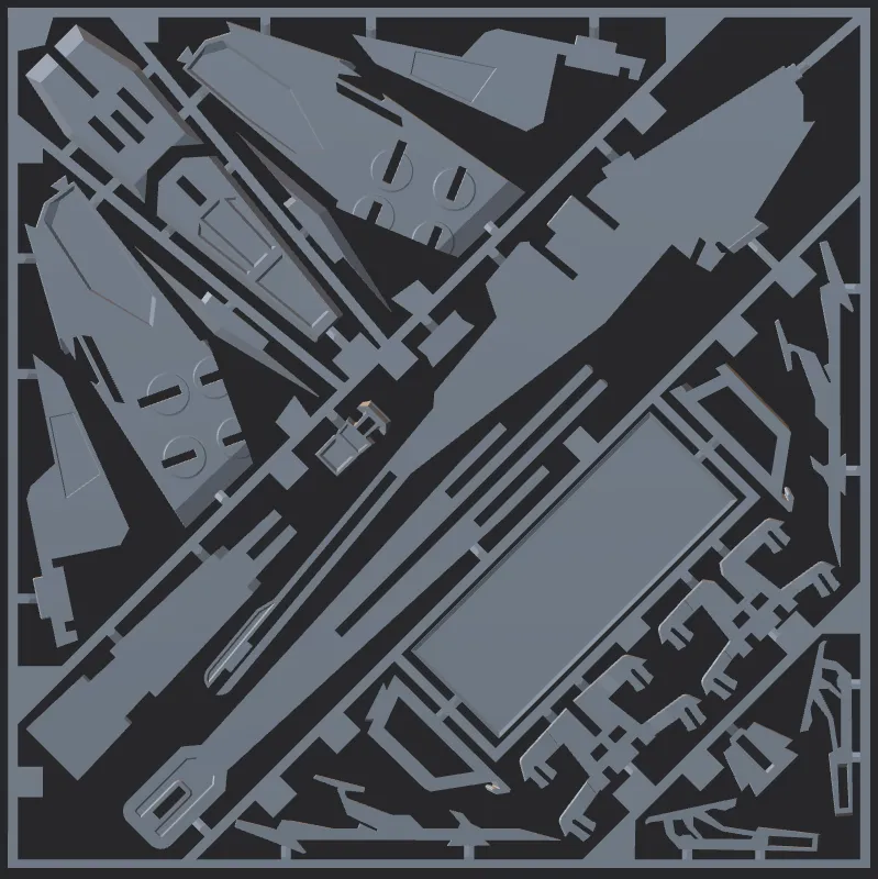 Dune - House Atreides Ornithopter - Kit by Kamteix MakerWorld: Download ...