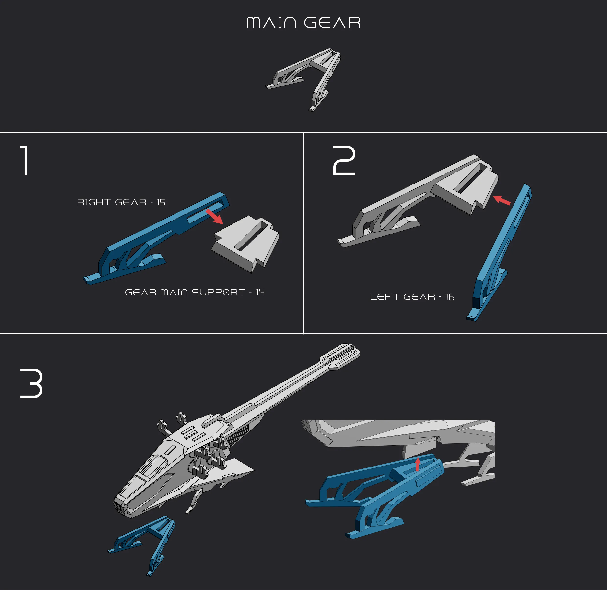 Dune - House Atreides Ornithopter - Kit by Kamteix MakerWorld: Download ...