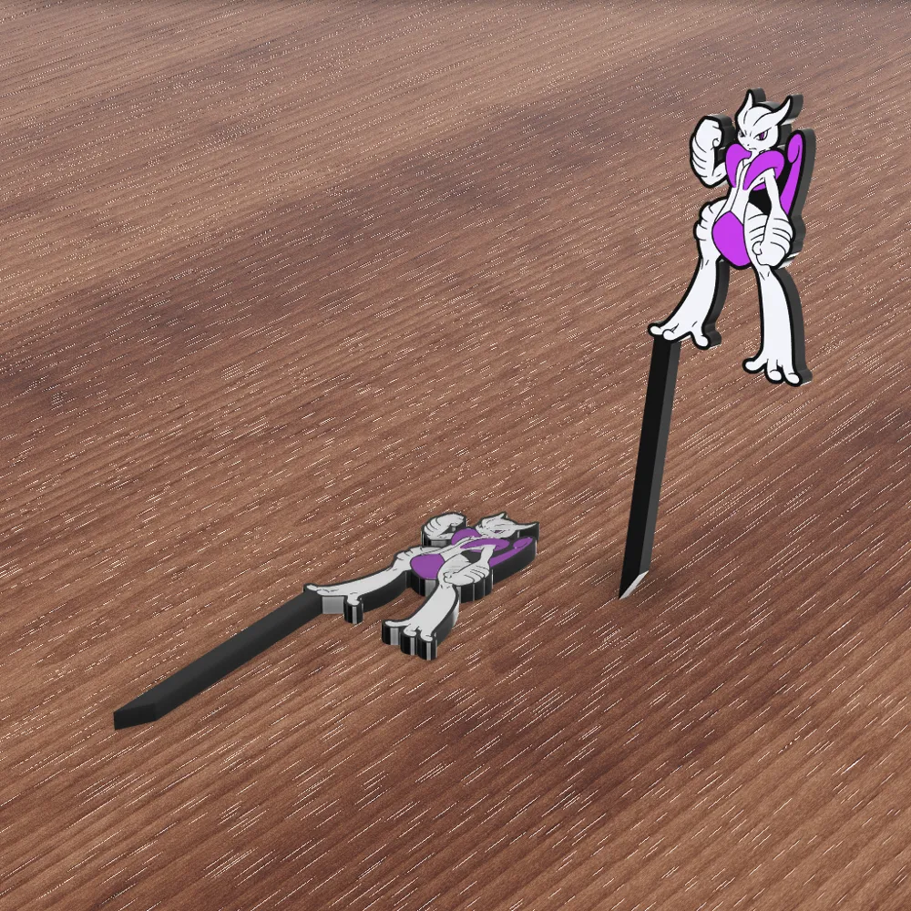 Mewtwo X Cake Topper by Magic Studio 3D - MakerWorld