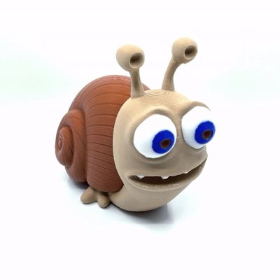 Number snail Remixed by Doga123 - MakerWorld