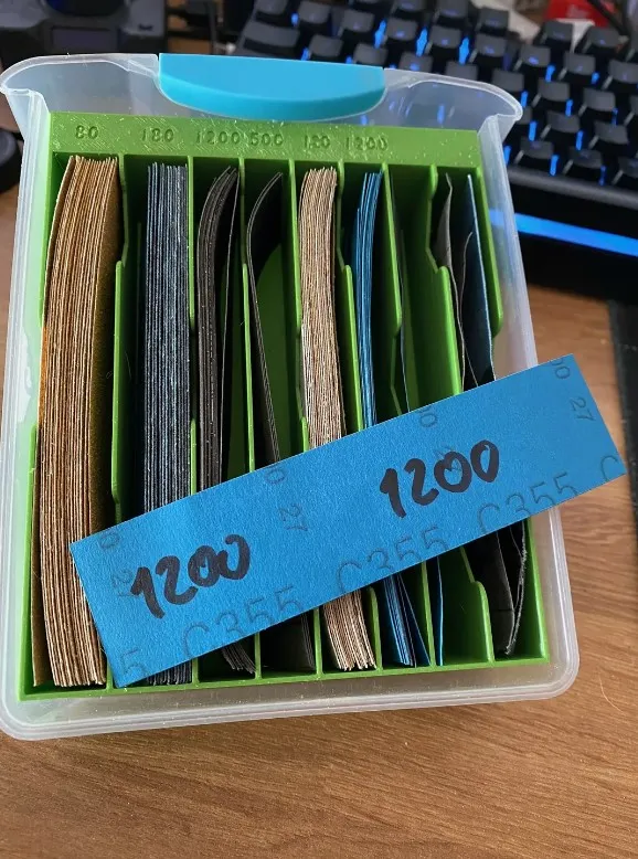 Sand Paper organizer - Free 3D Print Model - MakerWorld