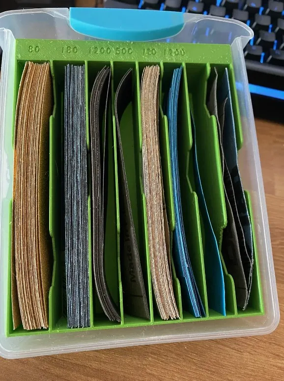 Sand Paper organizer by Mp3DPT - MakerWorld