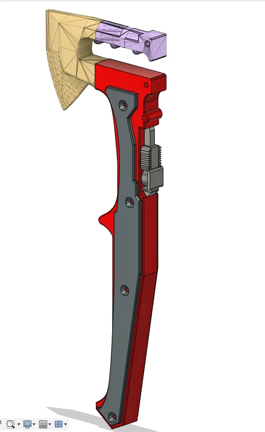 Cyberpunk 2077 Axe / Tomahawk Remixed by user_629712630 - MakerWorld